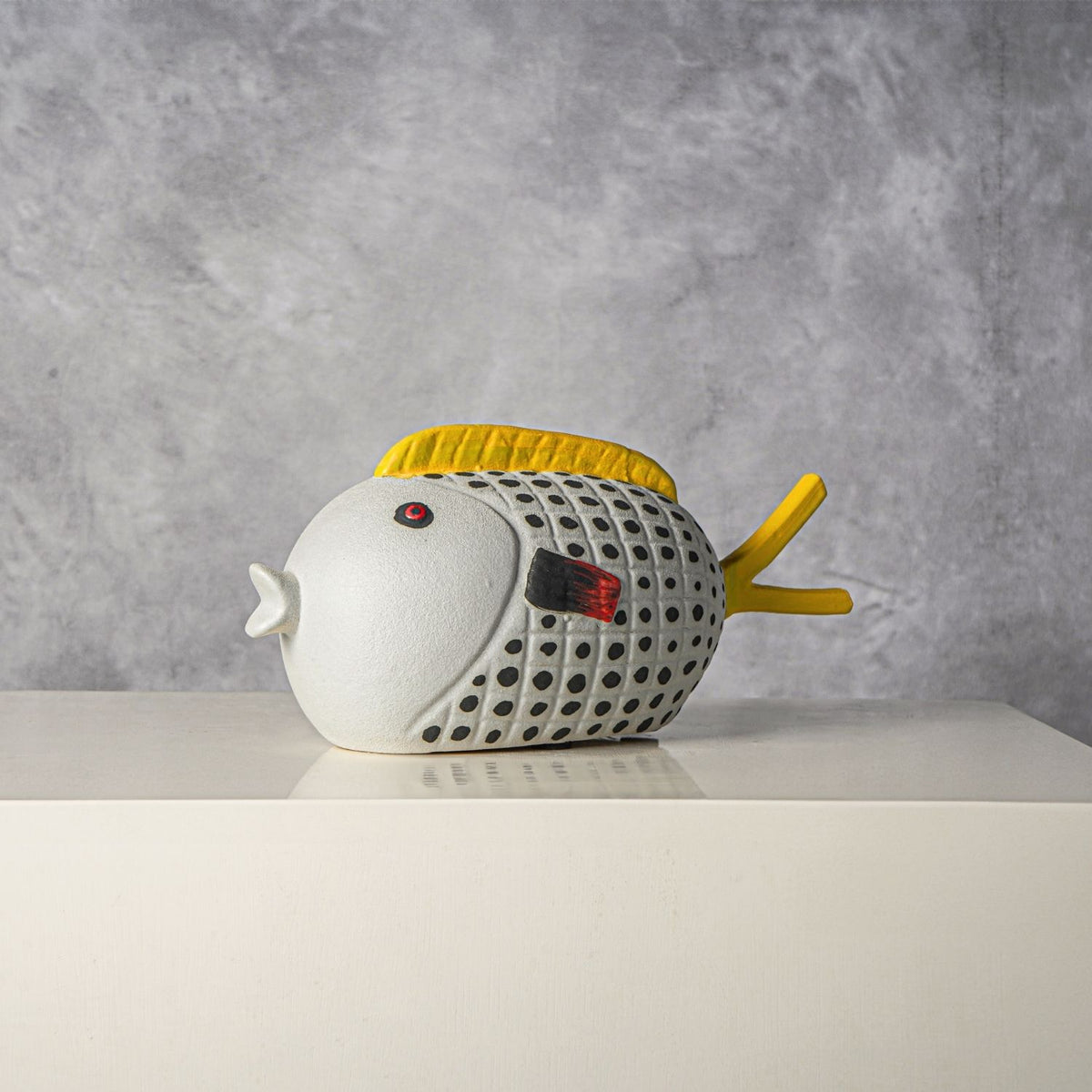 Ivory Fish Ceramic Sculpture – Faaya Gifting