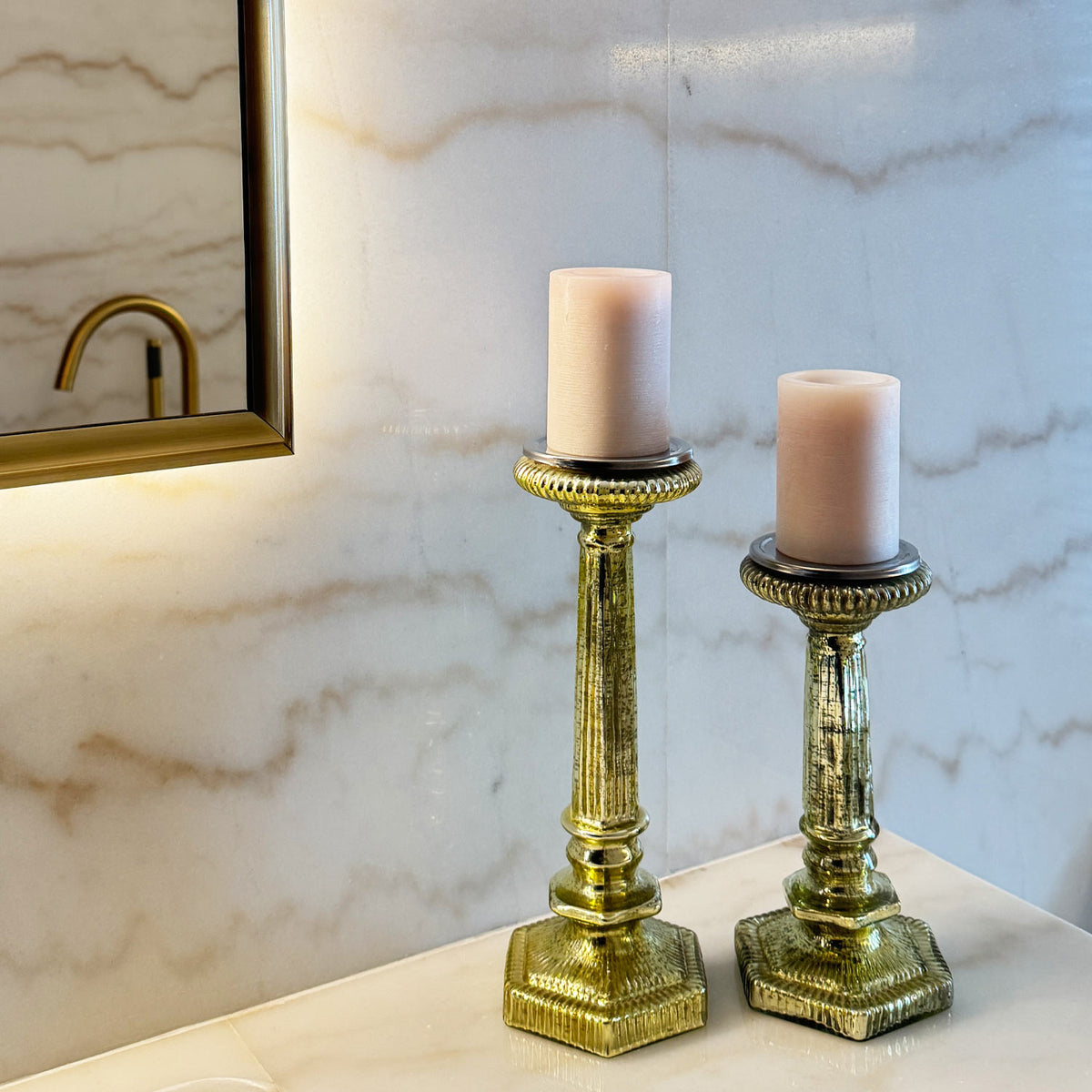 Gold Candle Stand – Faaya Gifting